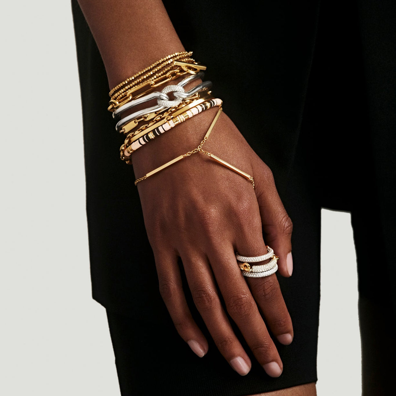 Cuadro Mix Bracelet | Yellow Gold – MAOR