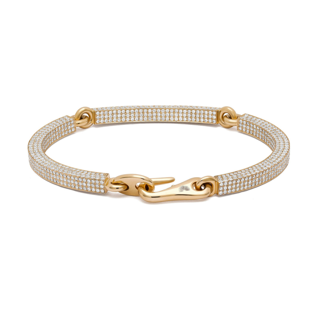 Perihelion Bracelet | Full Pave | Yellow Gold – MAOR
